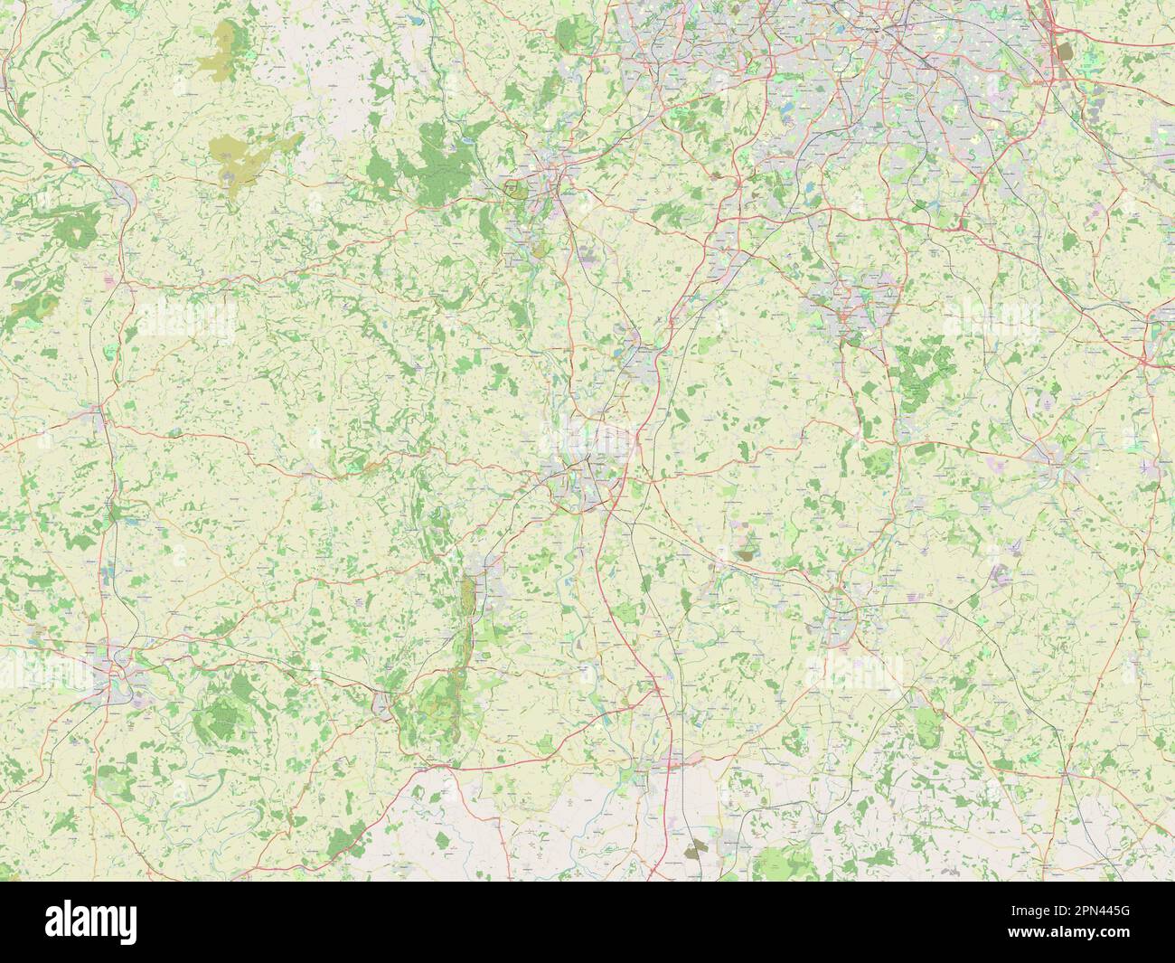 Map of evesham hi-res stock photography and images - Alamy