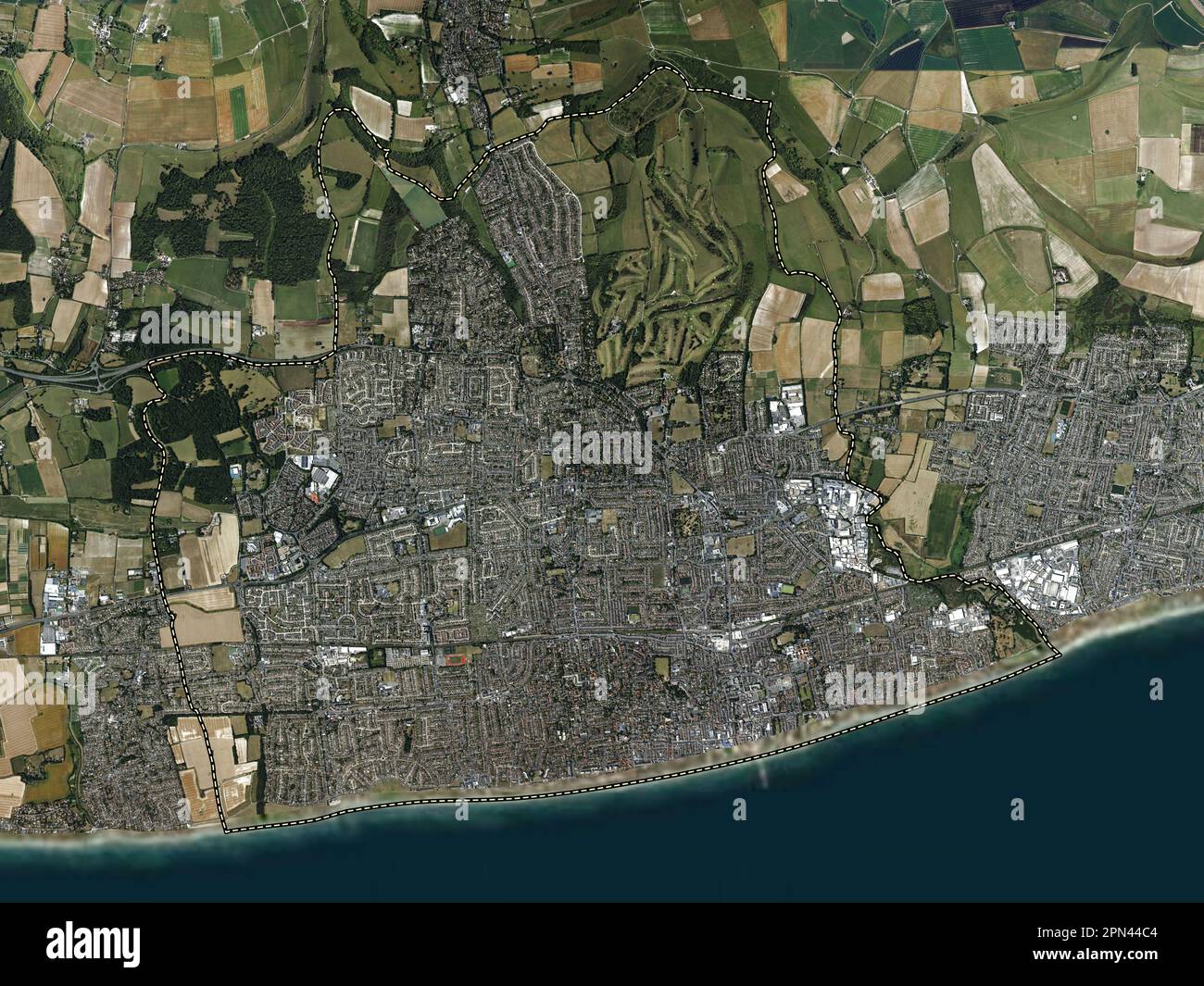 Map of worthing hi-res stock photography and images - Alamy