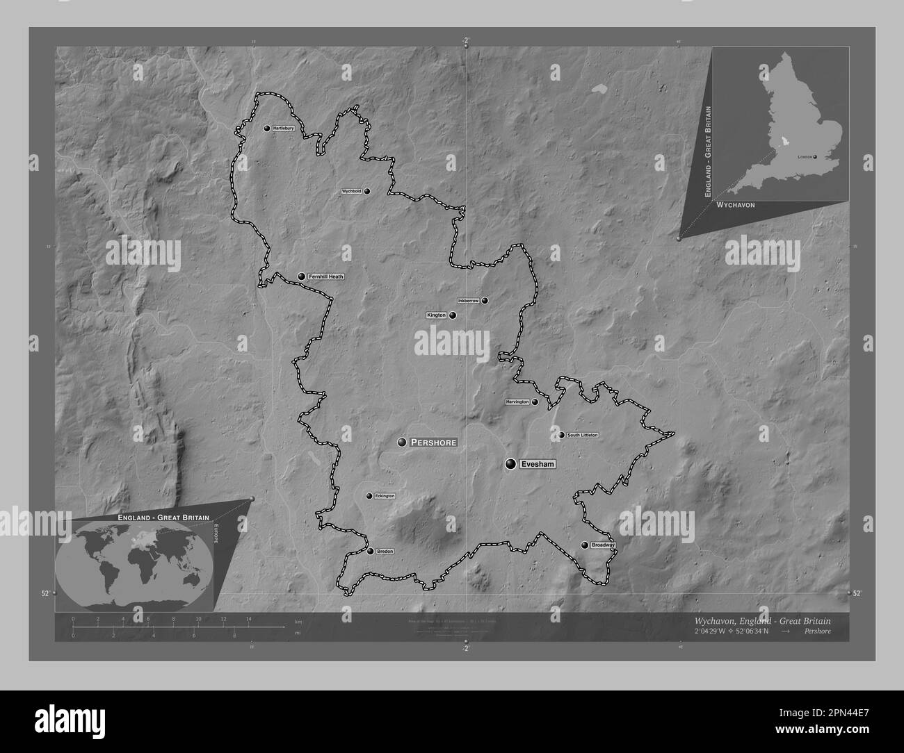 Wychavon, non metropolitan district of England - Great Britain ...