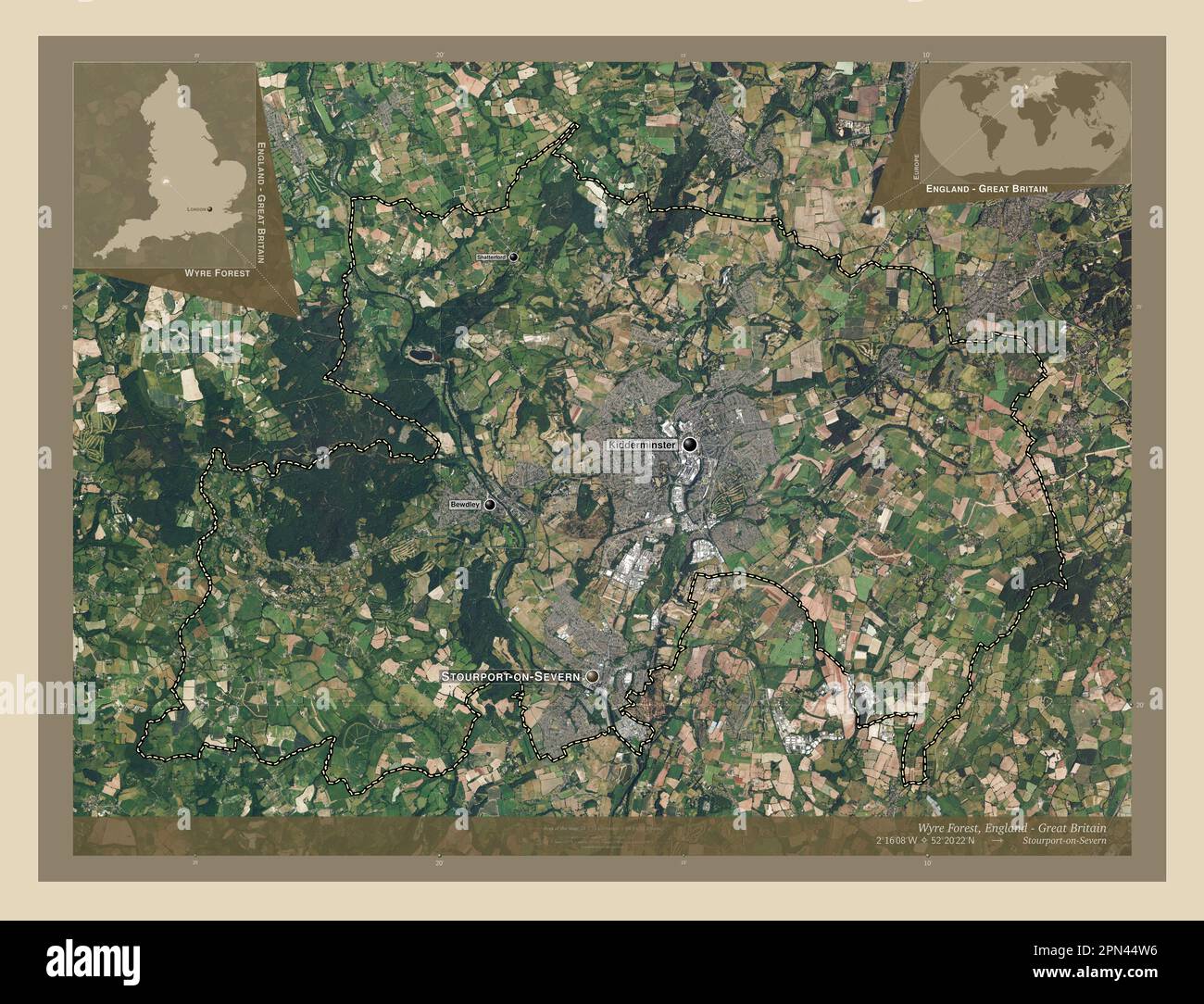 Wyre Forest, non metropolitan district of England - Great Britain. High ...