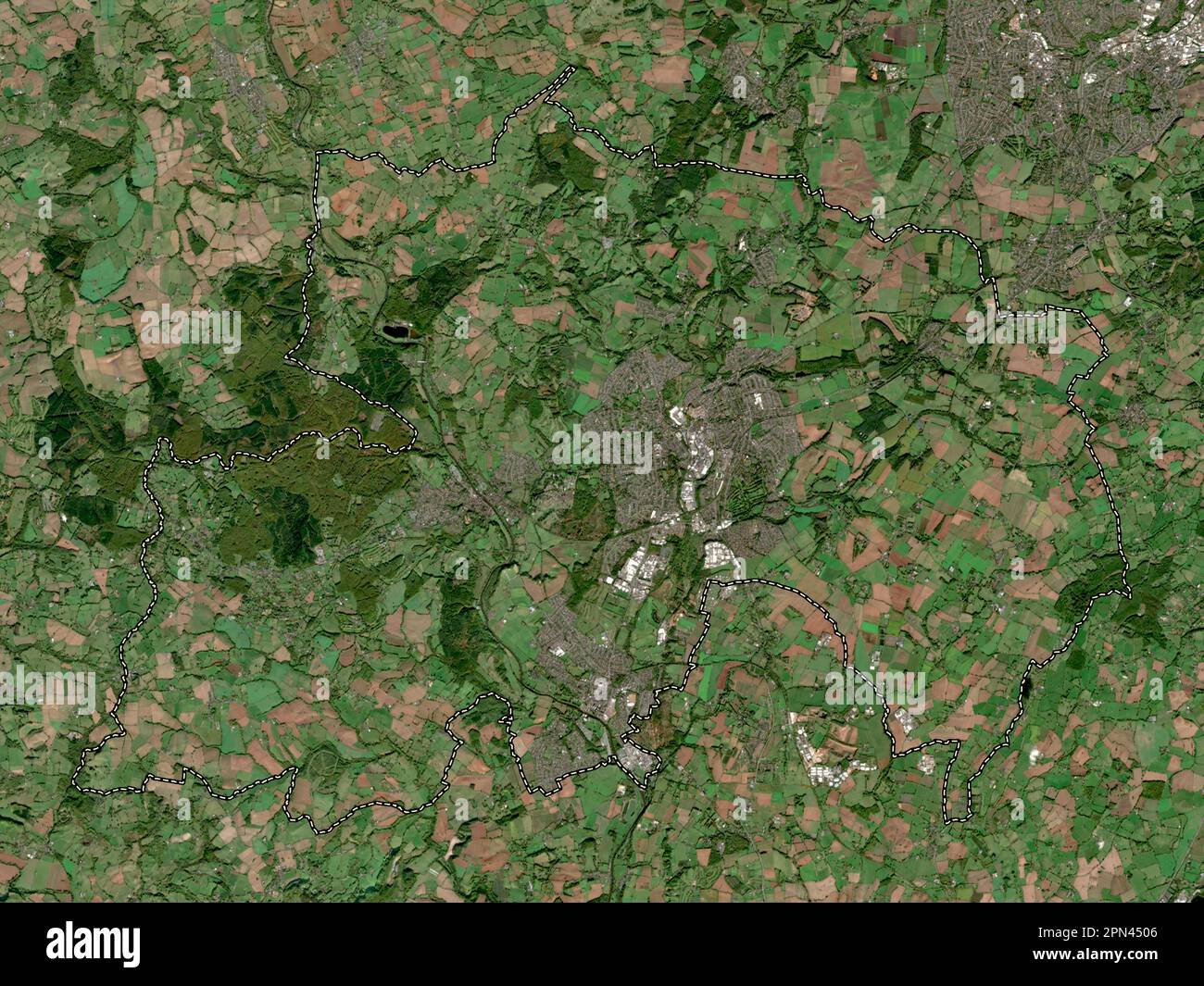 Wyre Forest, non metropolitan district of England - Great Britain. Low ...