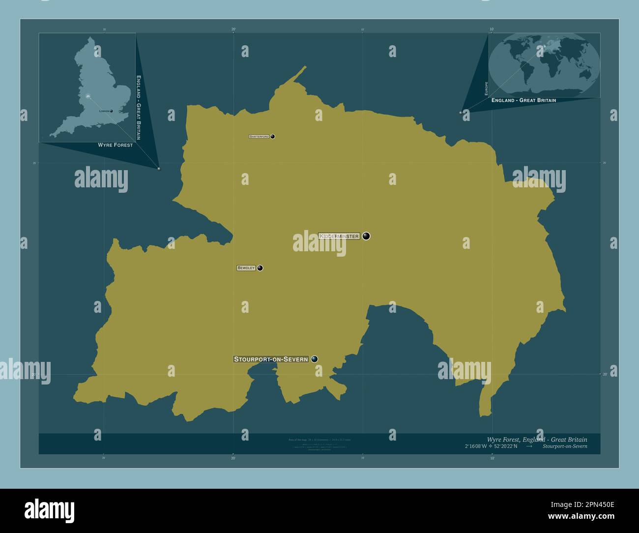 Wyre Forest, non metropolitan district of England - Great Britain ...