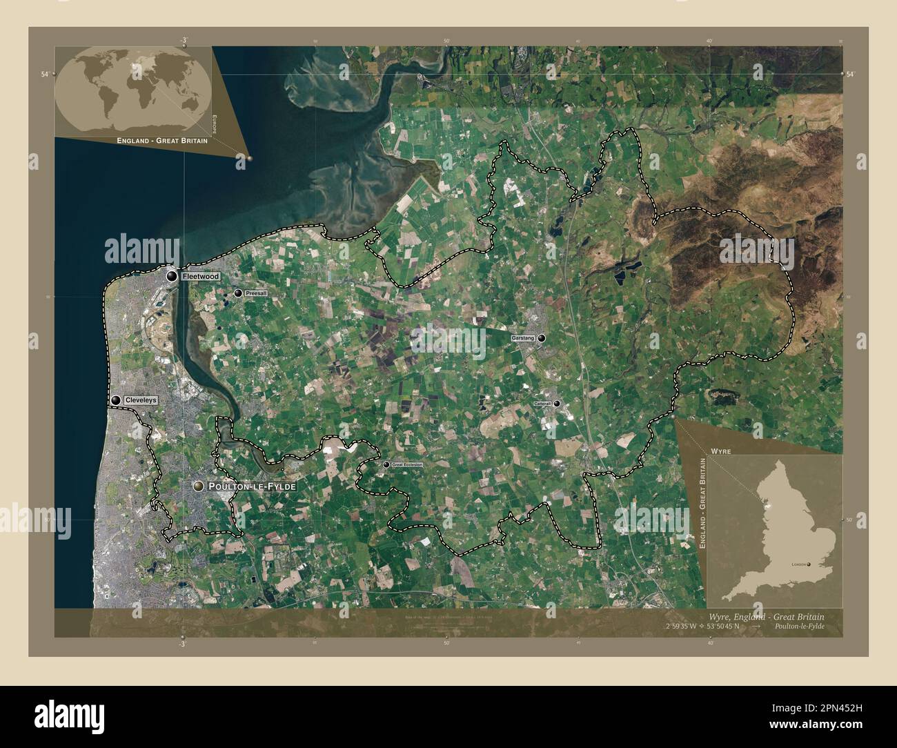 Wyre, non metropolitan district of England - Great Britain. High ...