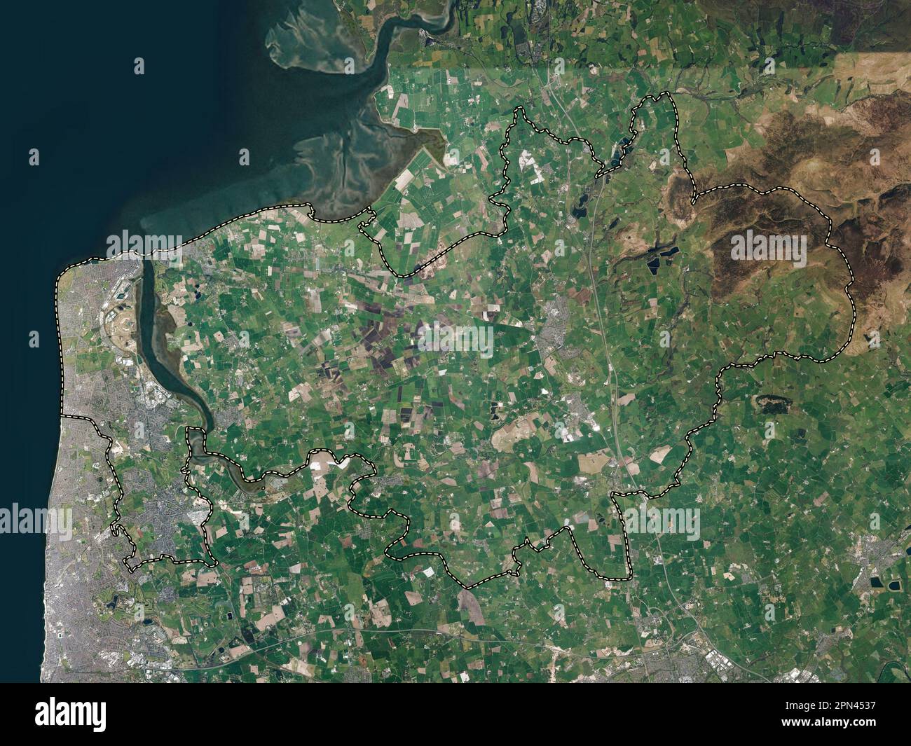 Wyre, non metropolitan district of England - Great Britain. High ...