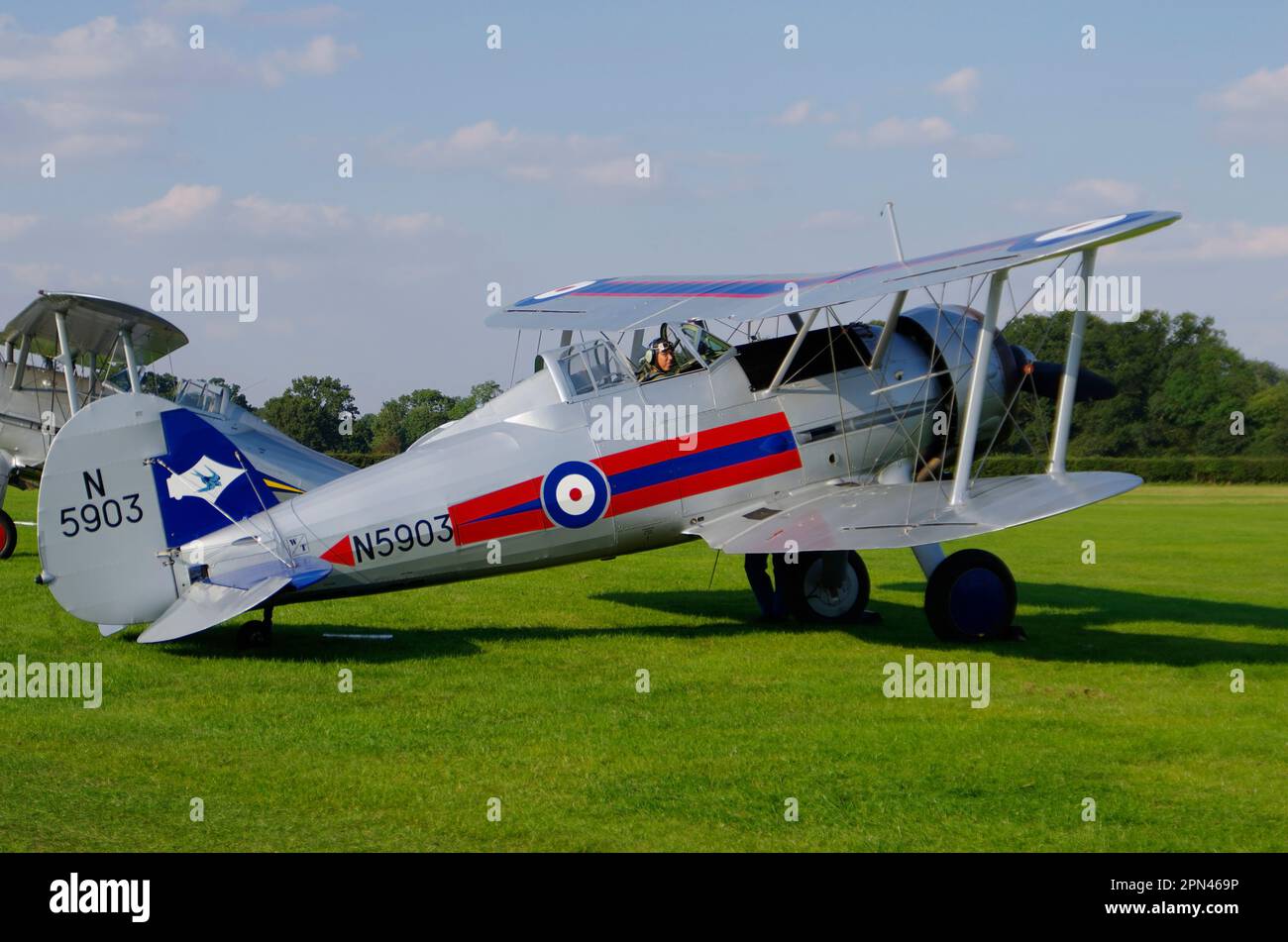 Gloster Gladiator Mk II G-GLAD, N5903 at Old Warden, Biggleswade ...