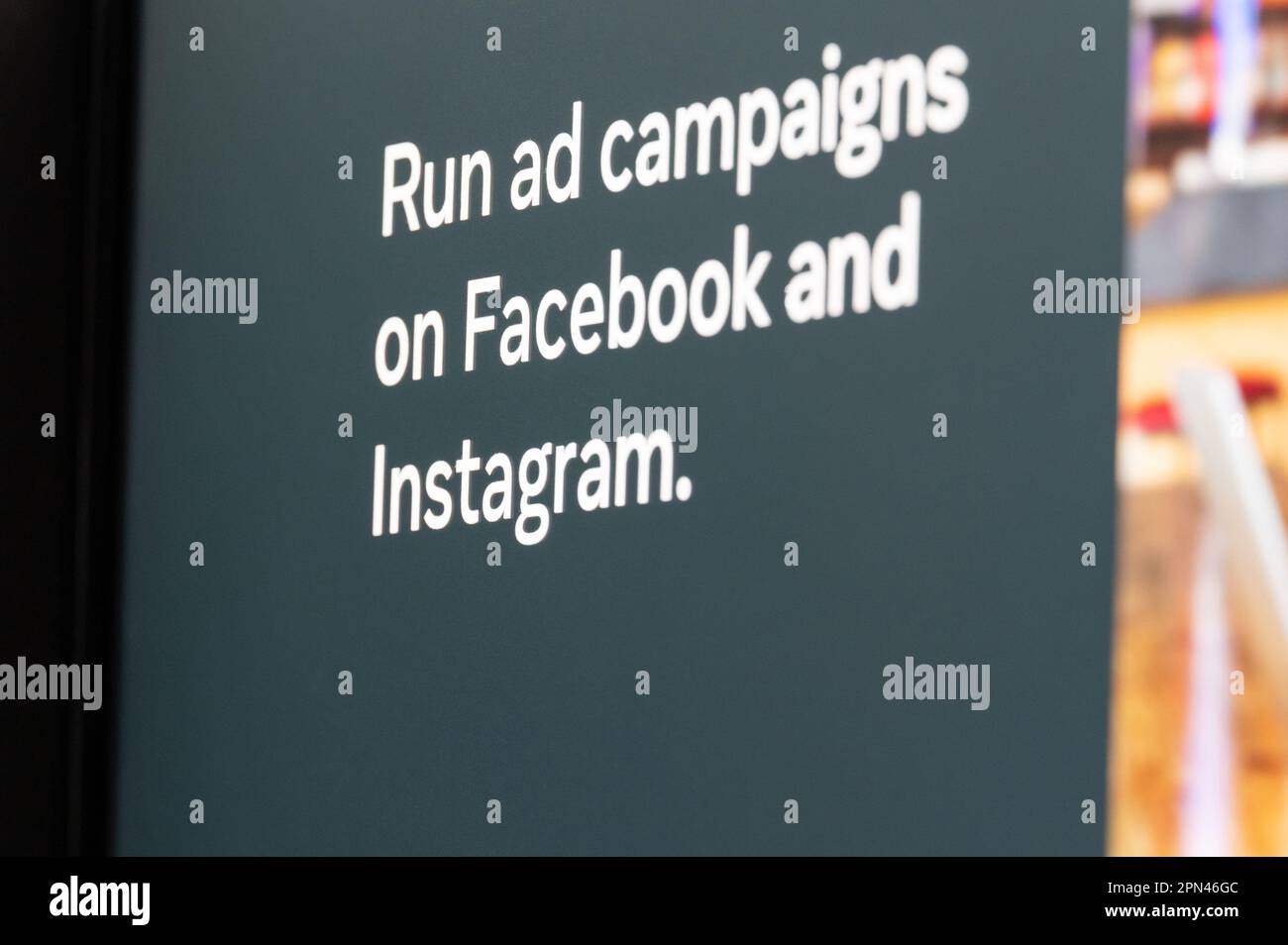 New york, USA - April 14, 2023: Run ad campaigns on Facebook and ...