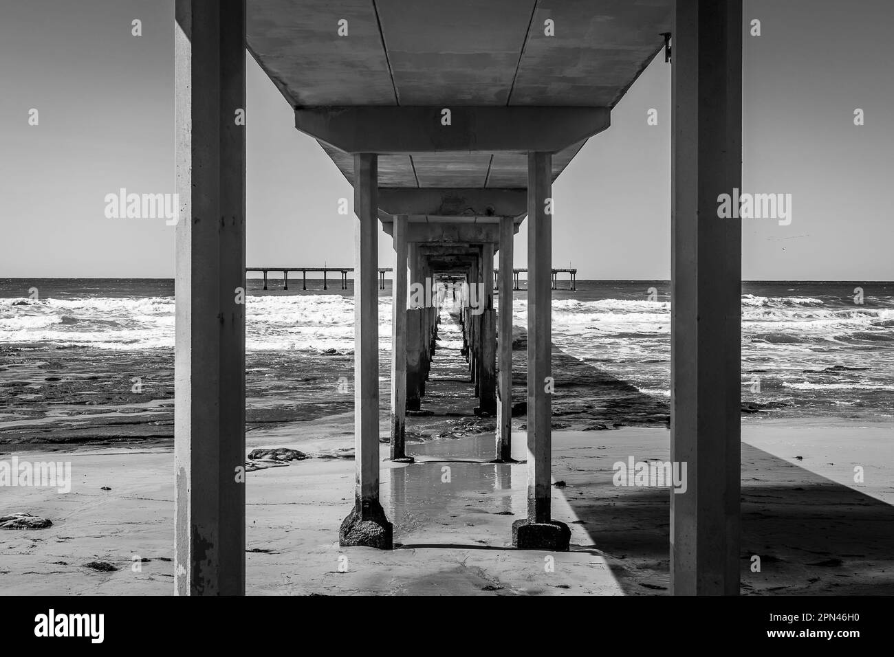 The Ocean Beach Pier Stock Photo - Alamy