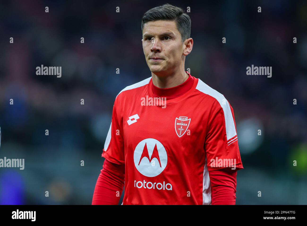 Matteo Pessina of AC Monza looks on during Serie A 2022/23 football ...