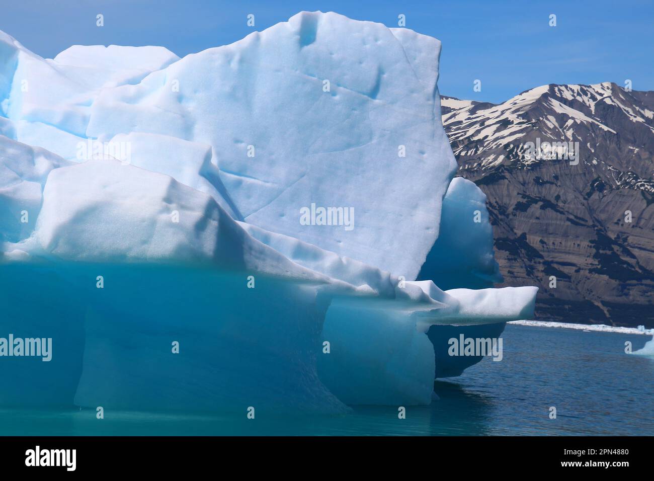 Alaska, iceberg in Icy Bay of the Wrangell-Saint-Elias Wilderness Stock ...