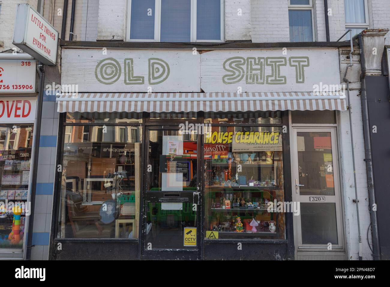 Second-hand shops in Southend-on-Sea, Essex, include a boldly named ...