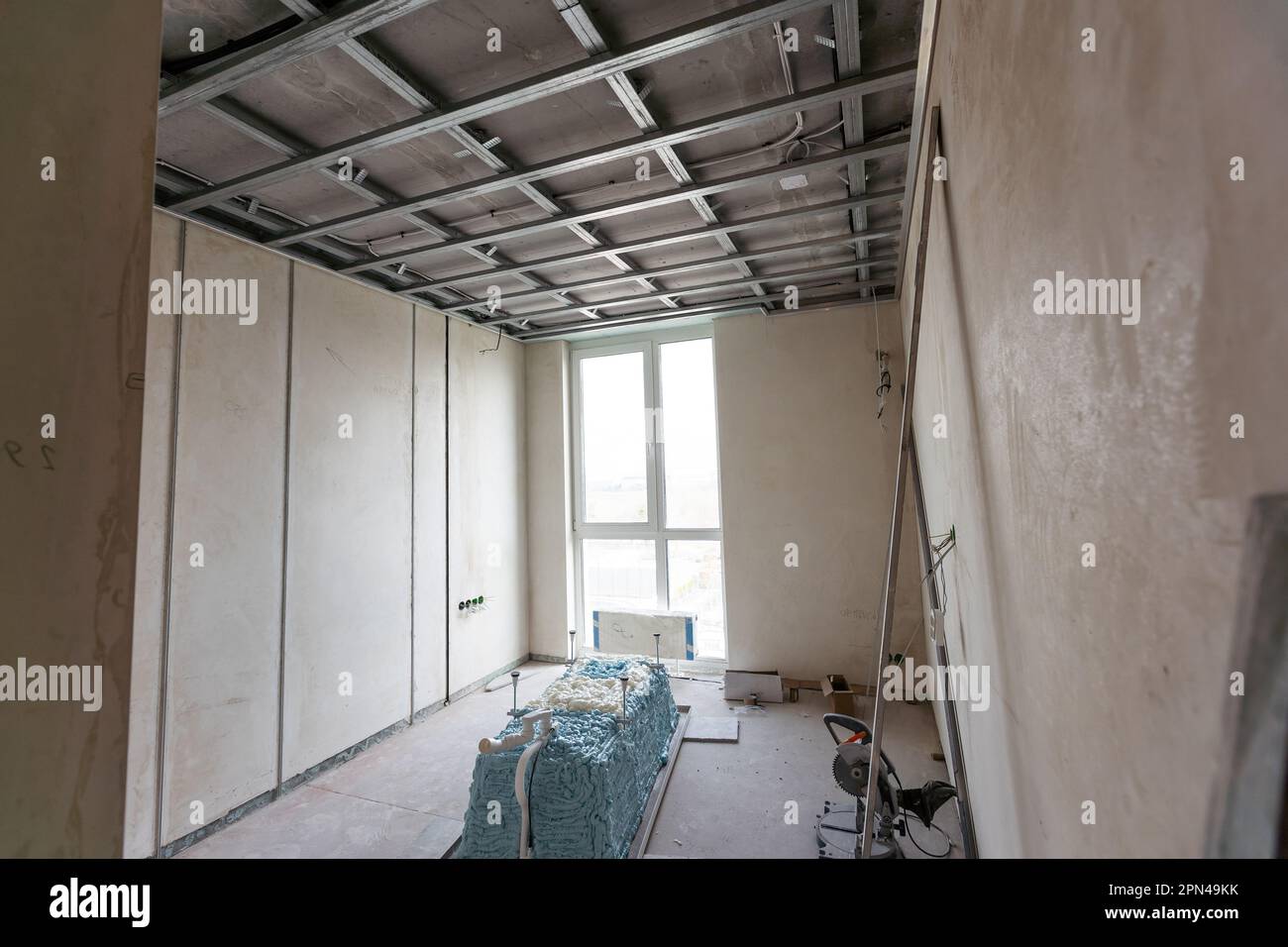 Bottom of the frame mounted ceiling Stock Photo - Alamy