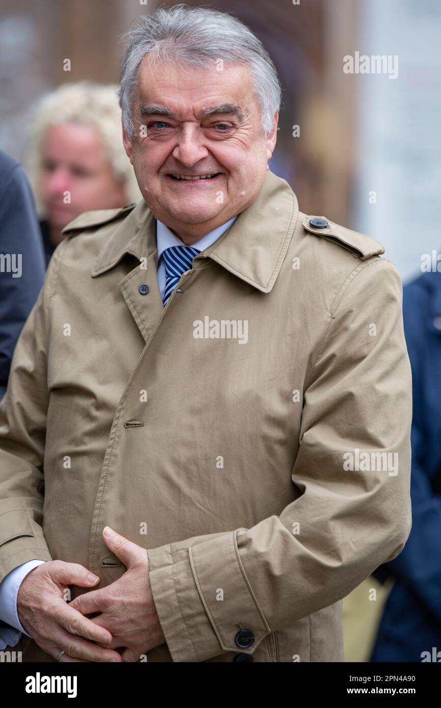 Herbert Reul beim landesweiten Katastrophenschutztag NRW unter dem ...