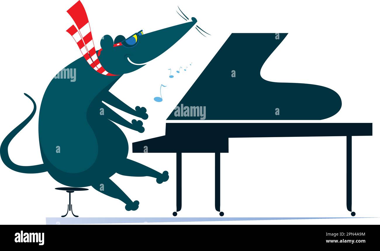 Plays piano Stock Vector Images - Alamy