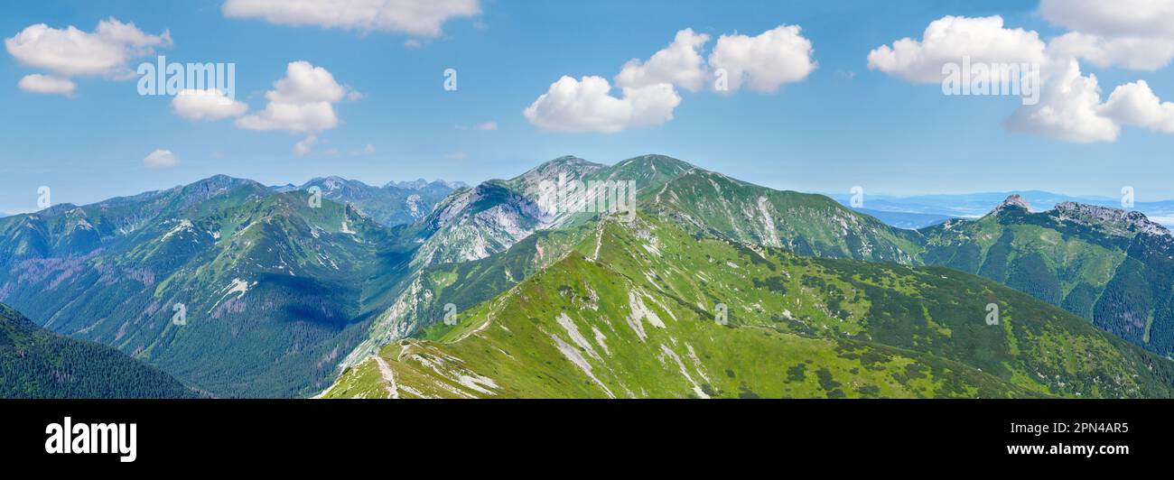 Tatra Mountain, Poland, view from Kasprowy Wierch mount Stock Photo - Alamy