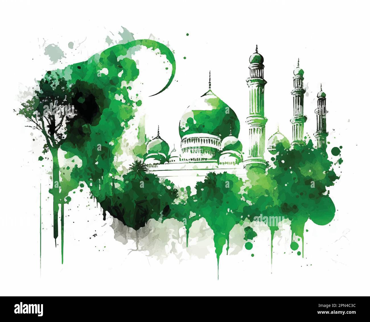 Arabian date tree Stock Vector Images - Alamy