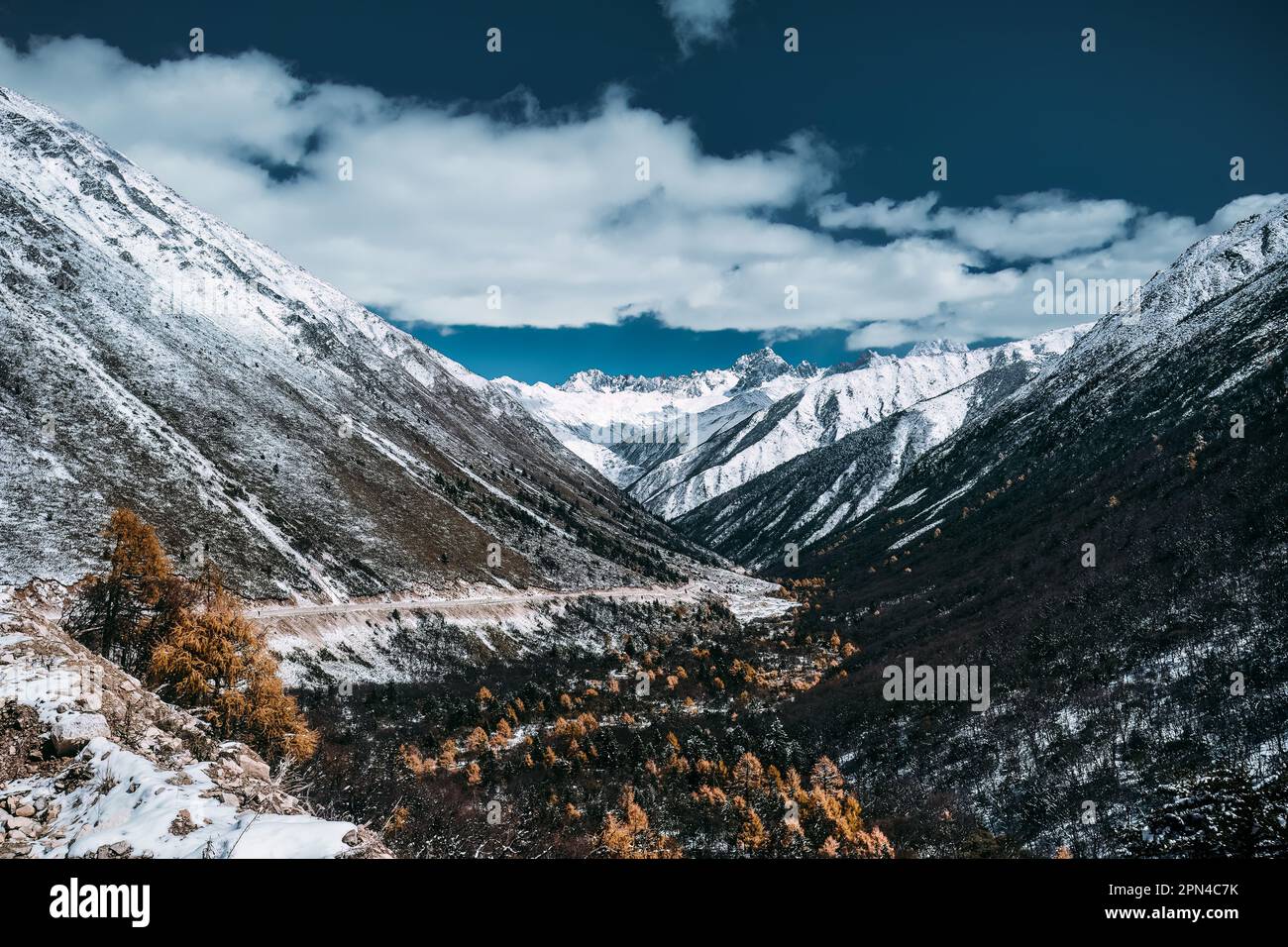 Stunning scenery of the alpine region in western Sichuan, China, with ...
