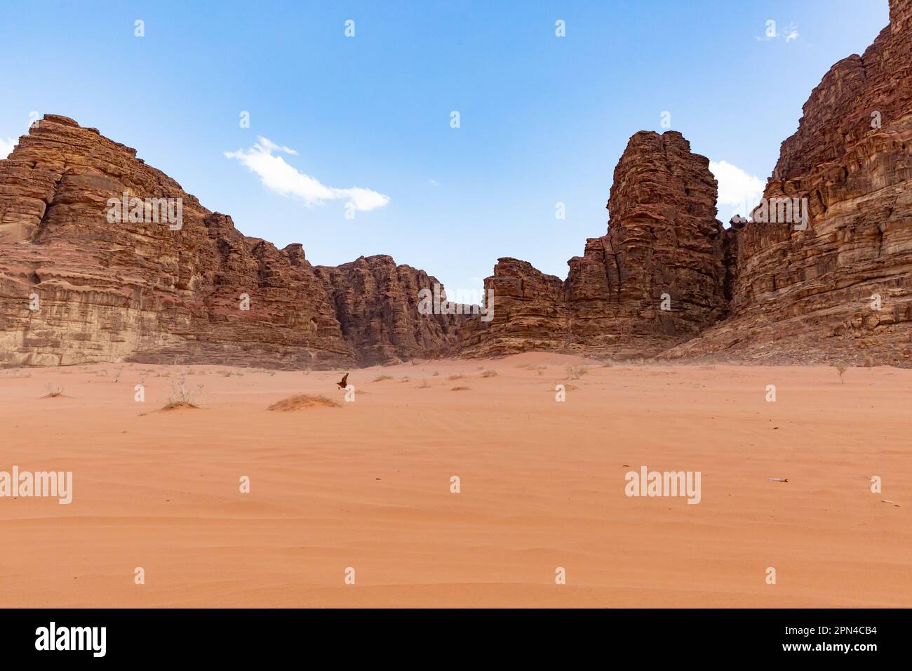 The stunning desert scenery of Wadi Rum, Jordan Stock Photo - Alamy