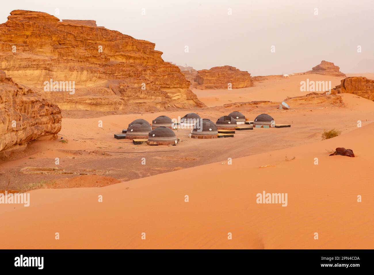 The stunning desert scenery of Wadi Rum, Jordan Stock Photo - Alamy