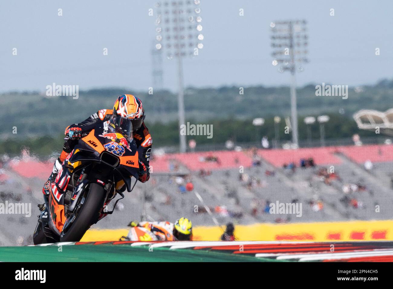 The Americas. 16th Apr, 2023. Jack Miller (43) with Red Bull KTM ...