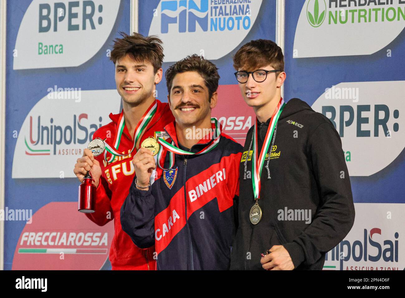 Riccione, Italy. 16th Apr, 2023. Restivo Matteo(Centro Sp.vo ...