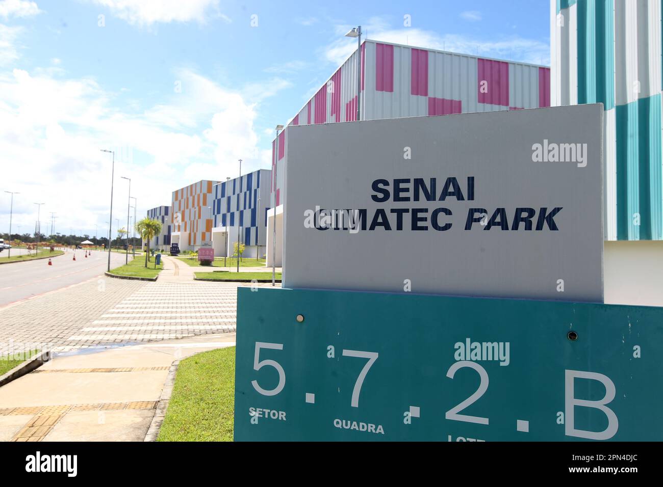 camacari, bahia, brazil - april 13, 2023: view of Senai Cimatec in the ...
