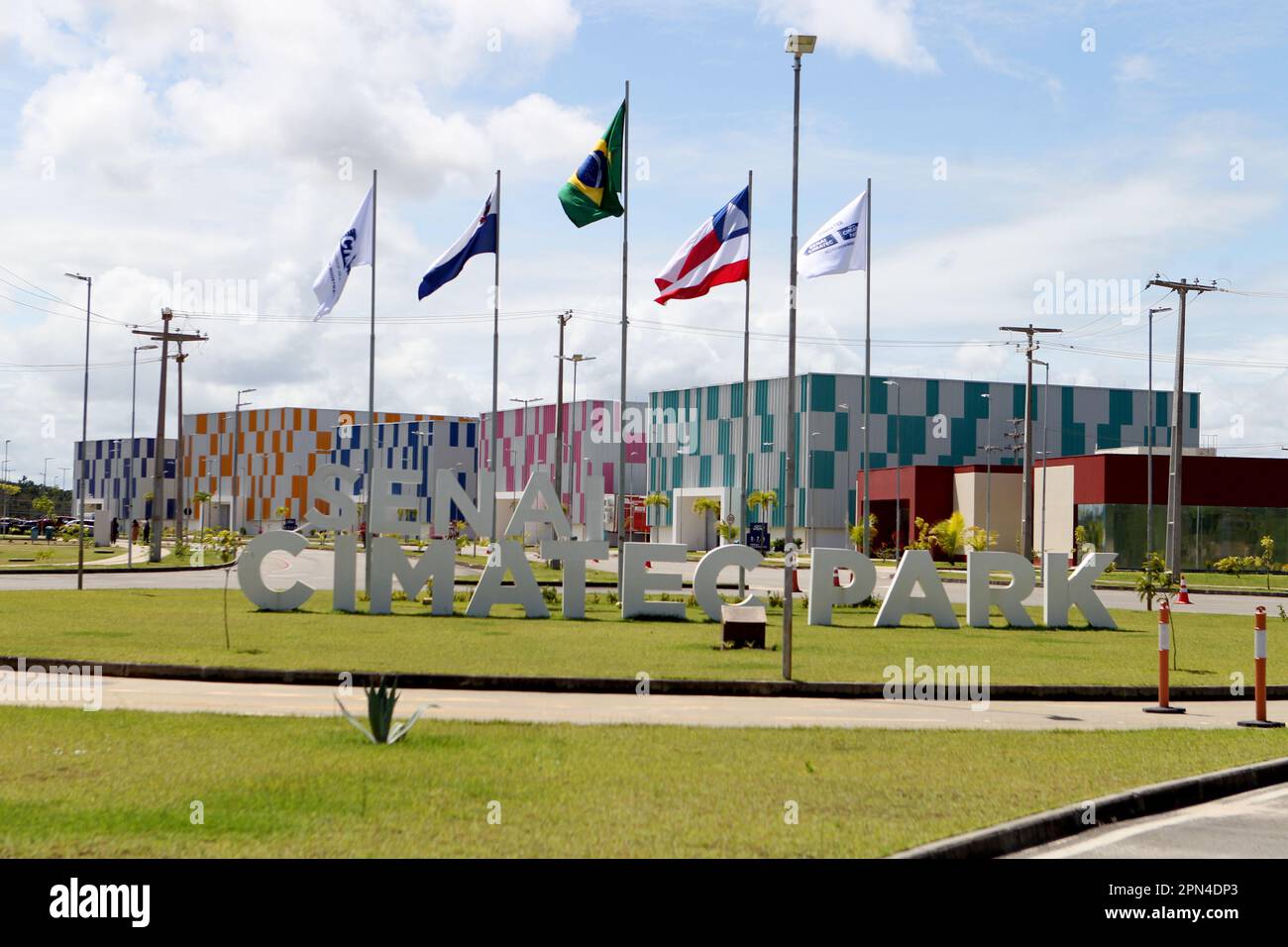 camacari, bahia, brazil - april 13, 2023: view of Senai Cimatec in the ...