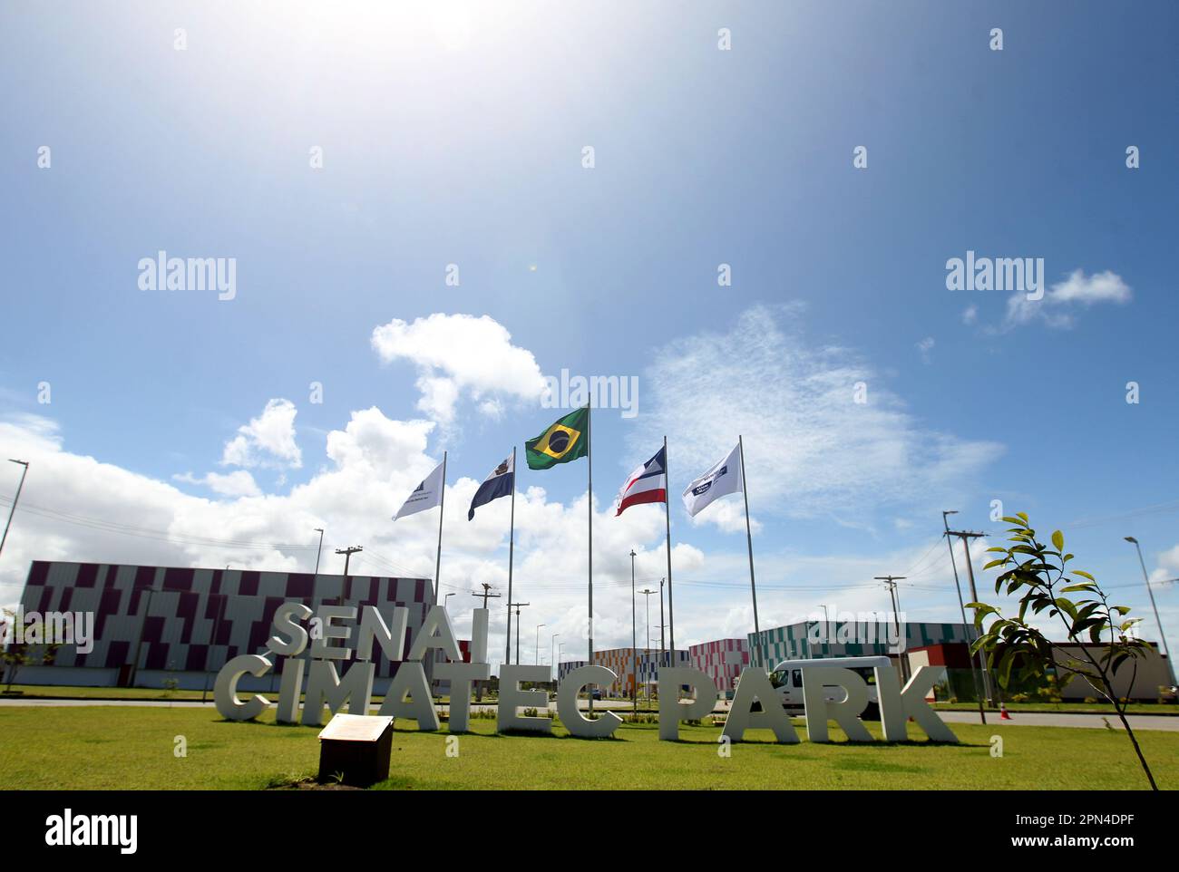 camacari, bahia, brazil - april 13, 2023: view of Senai Cimatec in the ...