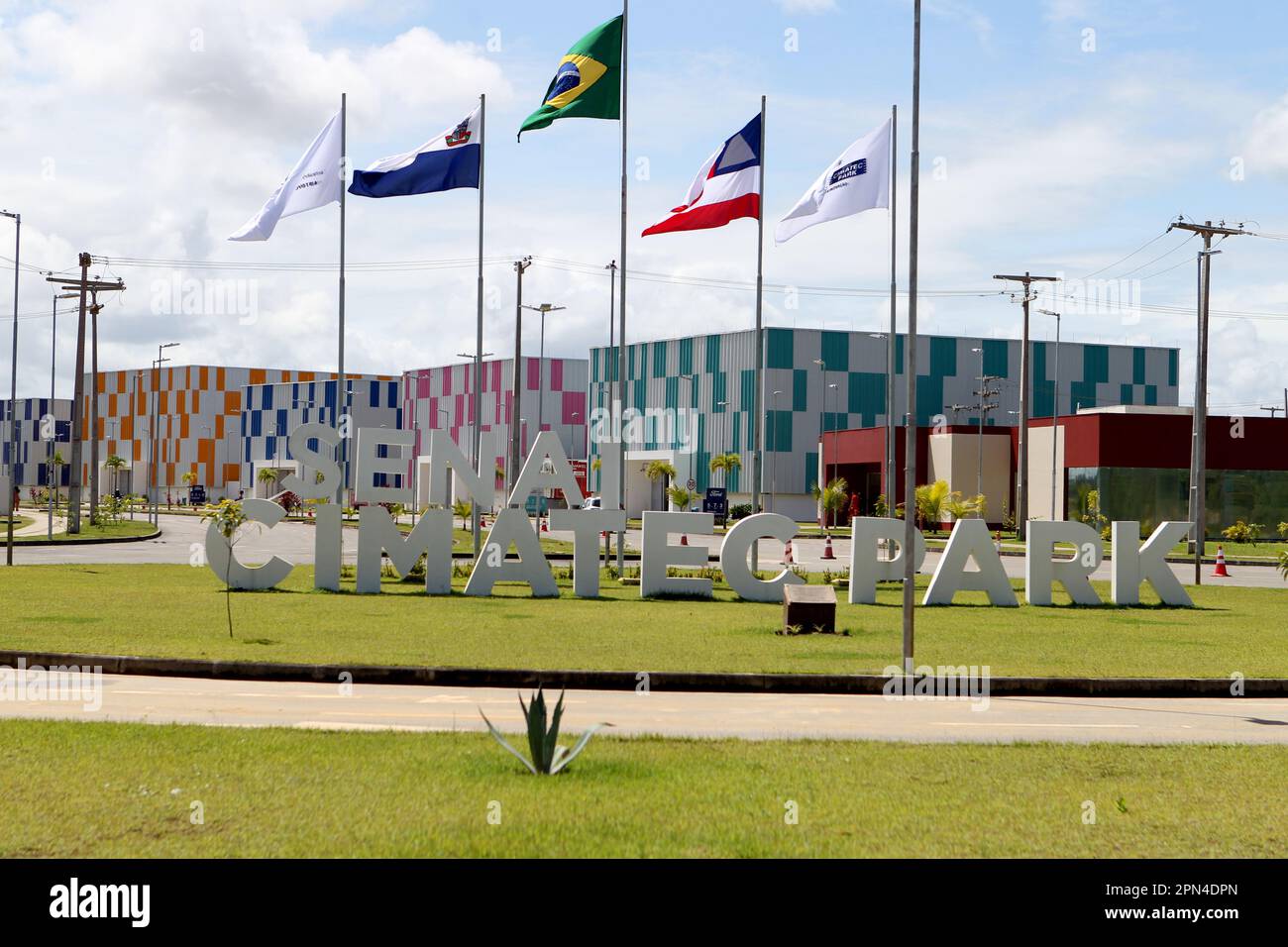 camacari, bahia, brazil - april 13, 2023: view of Senai Cimatec in the ...
