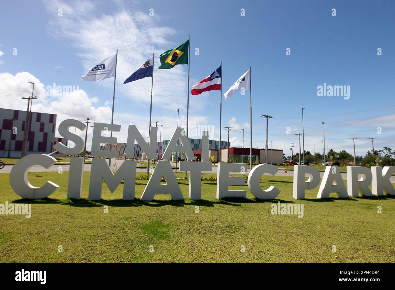 camacari, bahia, brazil - april 13, 2023: view of Senai Cimatec in the ...