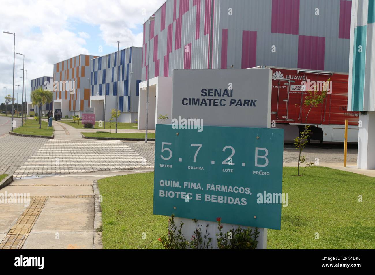 camacari, bahia, brazil - april 13, 2023: view of Senai Cimatec in the ...