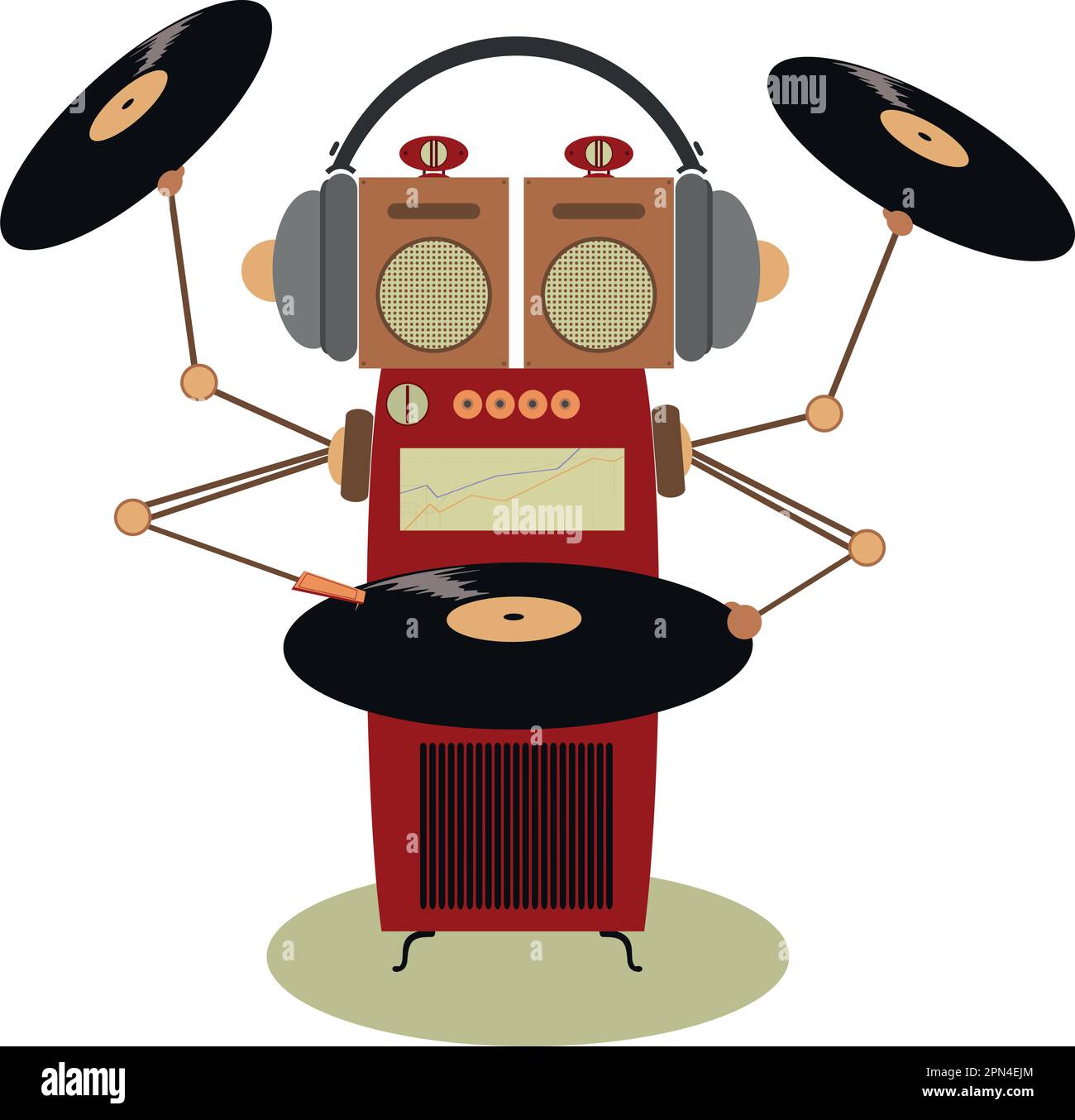 Jukebox player Stock Vector Images - Alamy