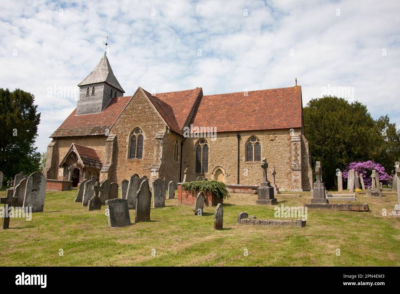 St Mary's Church, Dunsfold, nr Godalming, Surrey, England Stock Photo ...