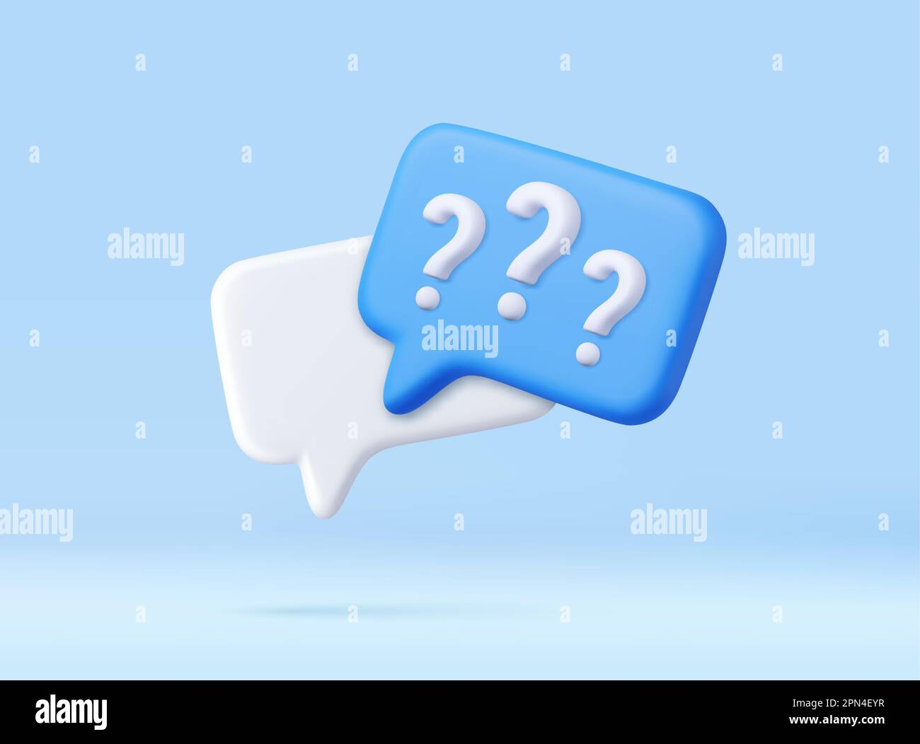 3d rendering faq icon Stock Vector Image & Art - Alamy