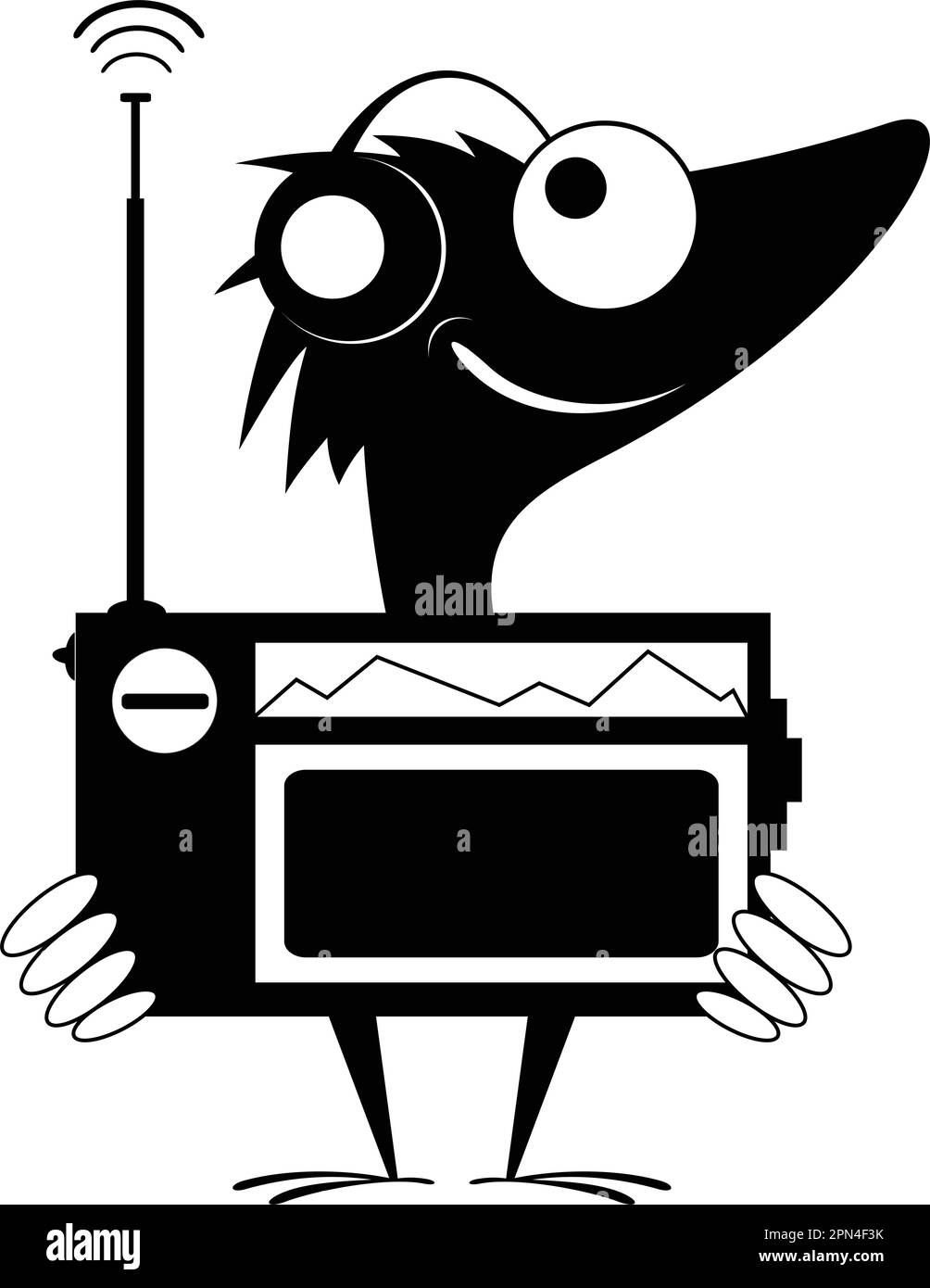 Radio fun comic hi-res stock photography and images - Alamy