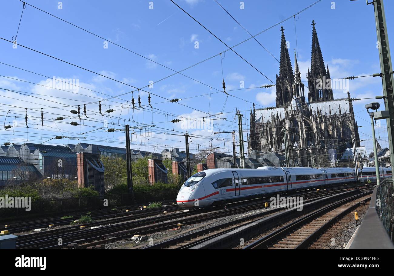 Cologne, Germany. 09th Apr, 2023. The entrance to Cologne main station ...