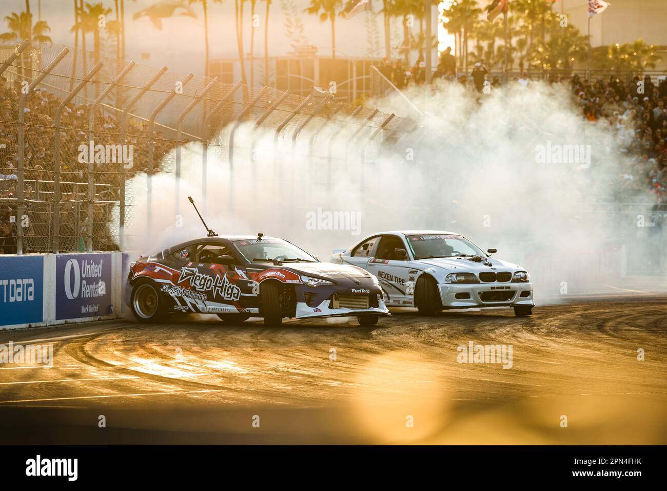 Long Beach, USA. 16th Apr, 2023. Drifting car show during the Acura ...