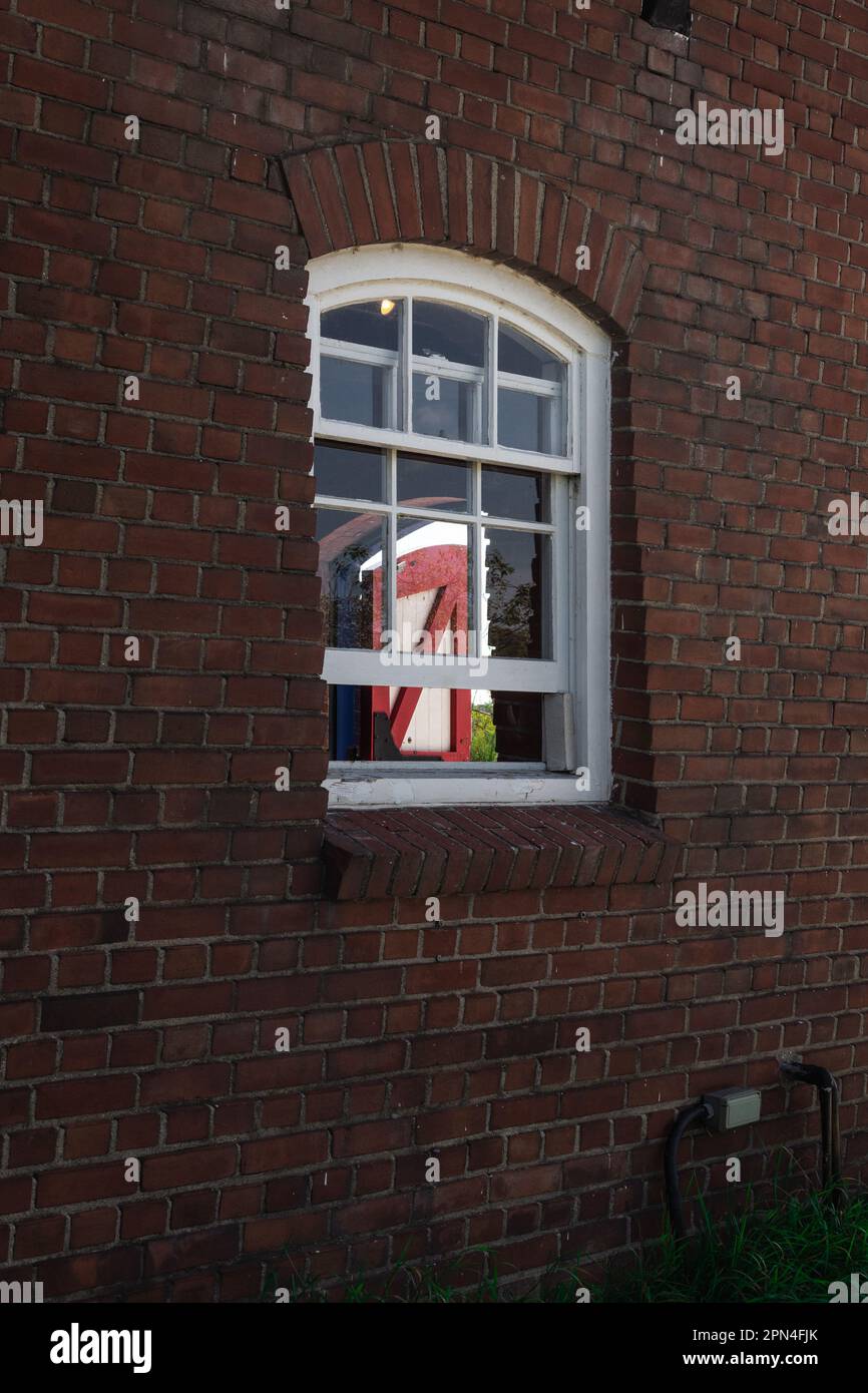 Windmill Window and Door Stock Photo - Alamy