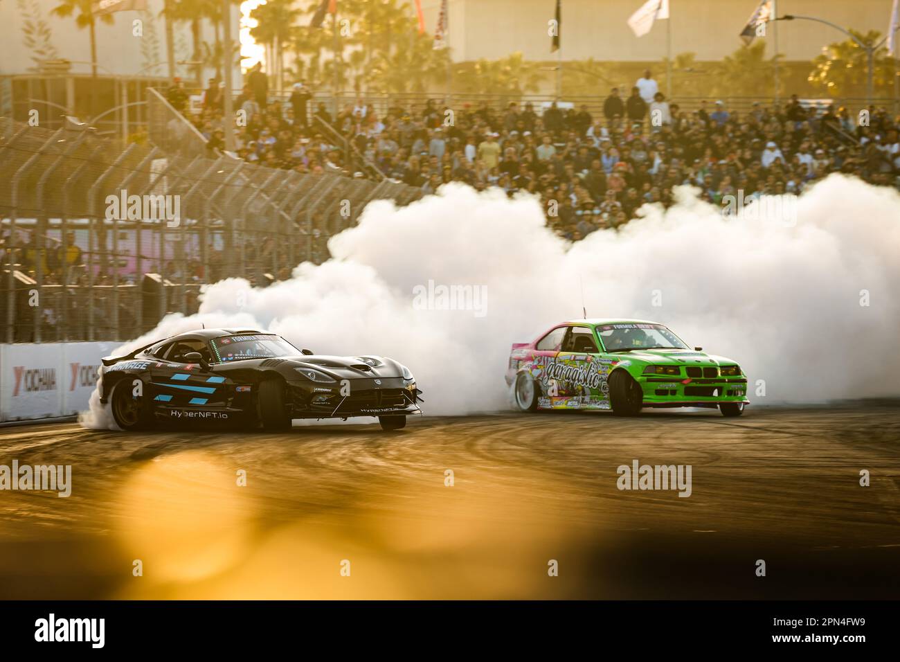 Long Beach, USA. 16th Apr, 2023. Drifting car show during the Acura ...