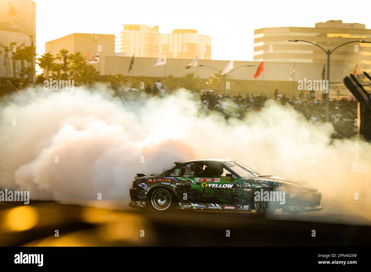 Long Beach, USA. 16th Apr, 2023. Drifting car show during the Acura ...