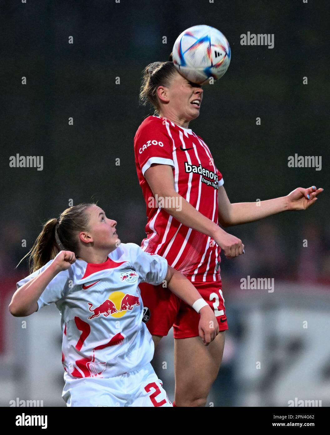 Leipzig, Germany. 16th Apr, 2023. Soccer, Women: DFB Cup, RB Leipzig ...
