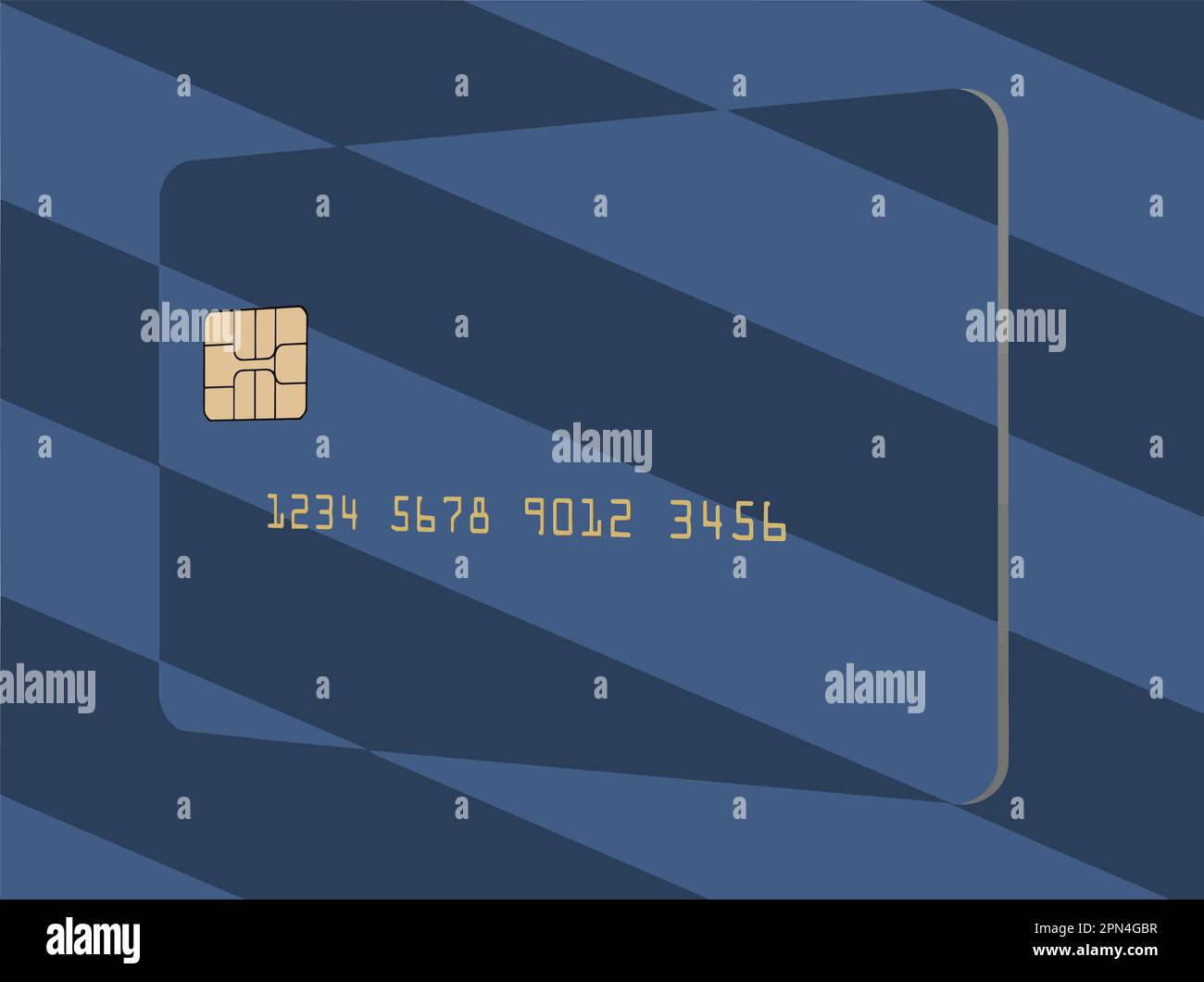 Here is a generic, mock, credit card or debit card that is realistic in ...