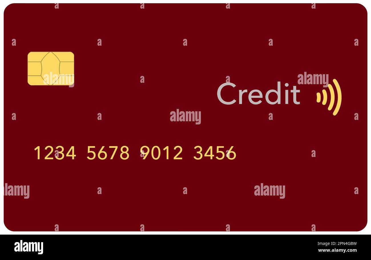 Here is a generic, mock, credit card or debit card that is realistic in ...