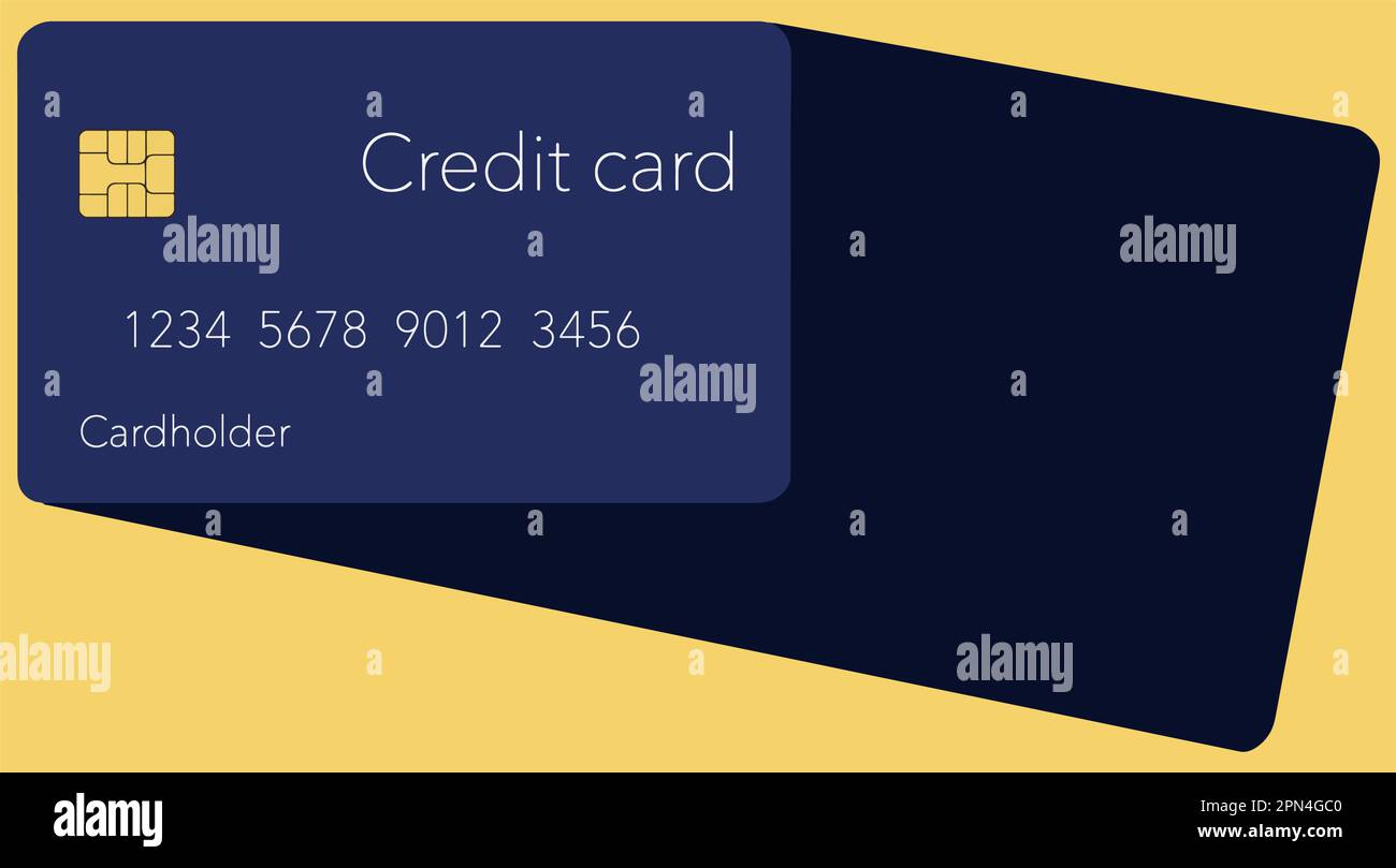 Here is a generic, mock, credit card or debit card that is realistic in ...