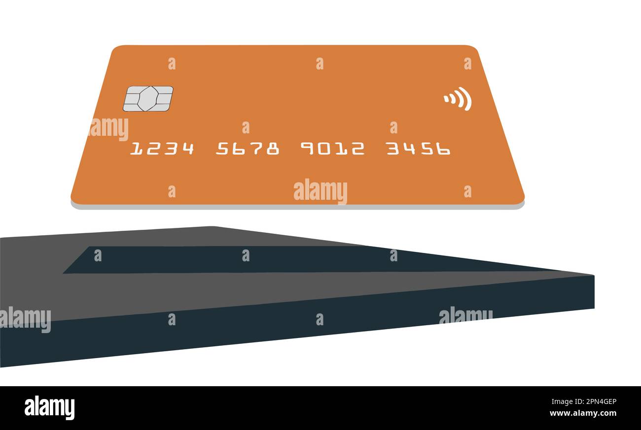 Here is a generic, mock, credit card or debit card that is realistic in ...