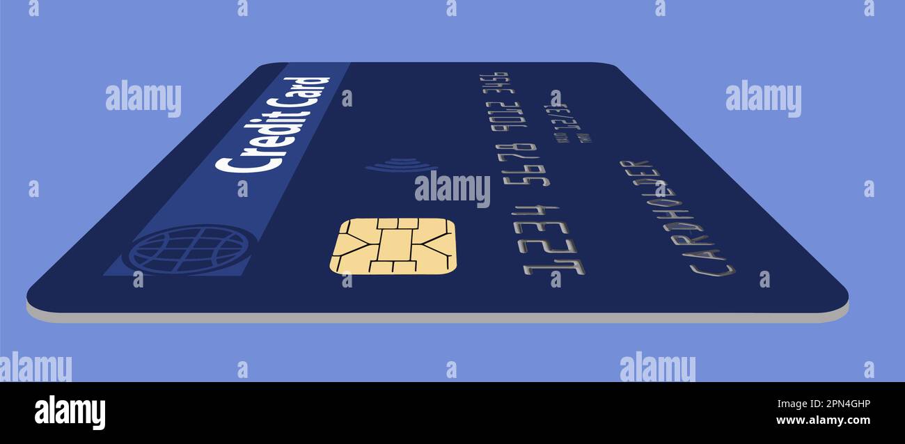 Here is a generic, mock, credit card or debit card that is realistic in ...