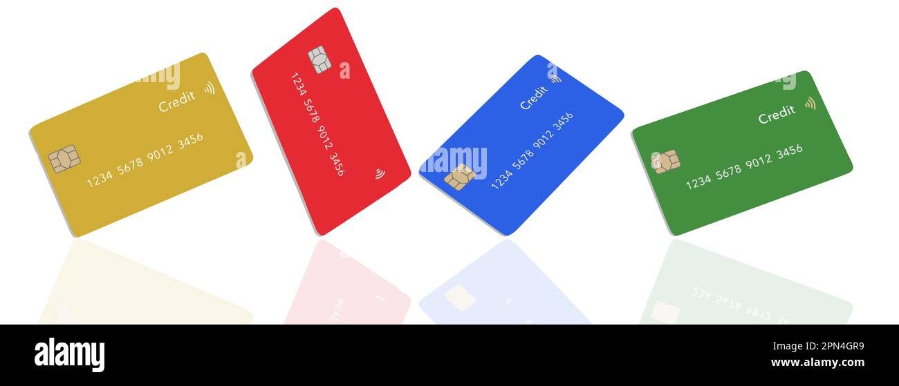 Here is a generic, mock, credit card or debit card that is realistic in ...