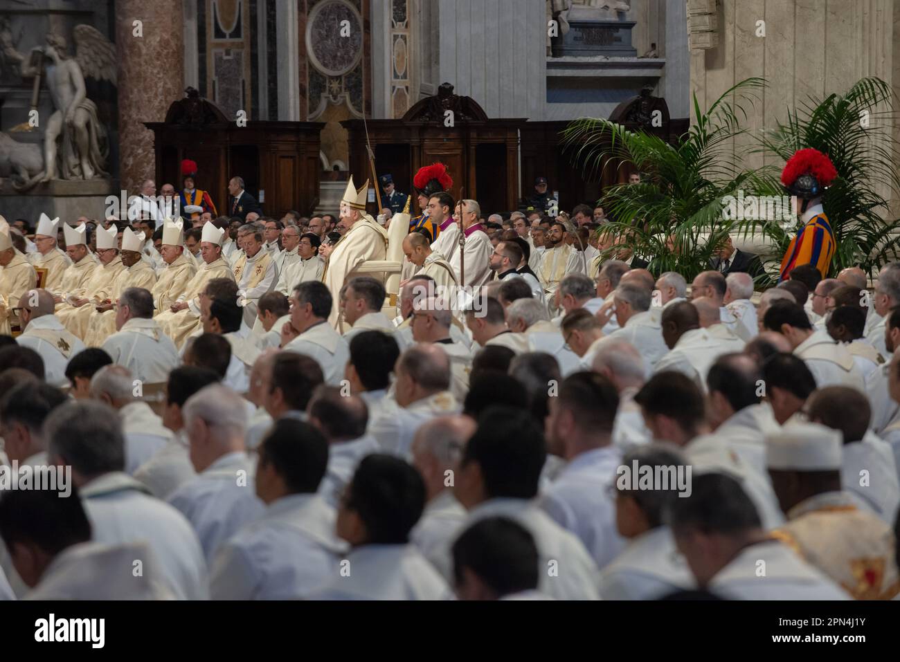 April 06, 2023 - Vatican: Pope Francis celebrates in St. Peter's ...