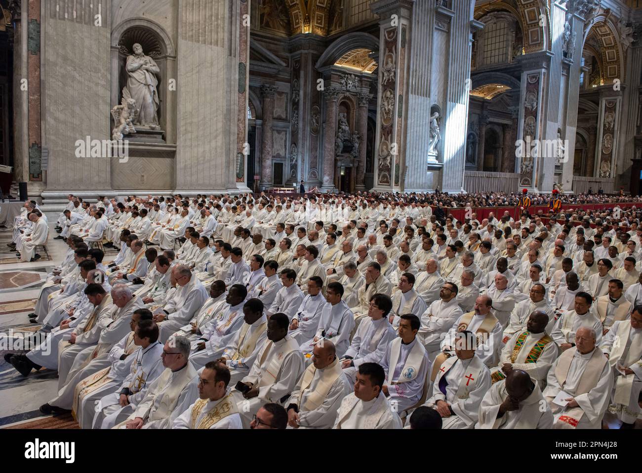 April 06, 2023 - Vatican: Pope Francis celebrates in St. Peter's ...