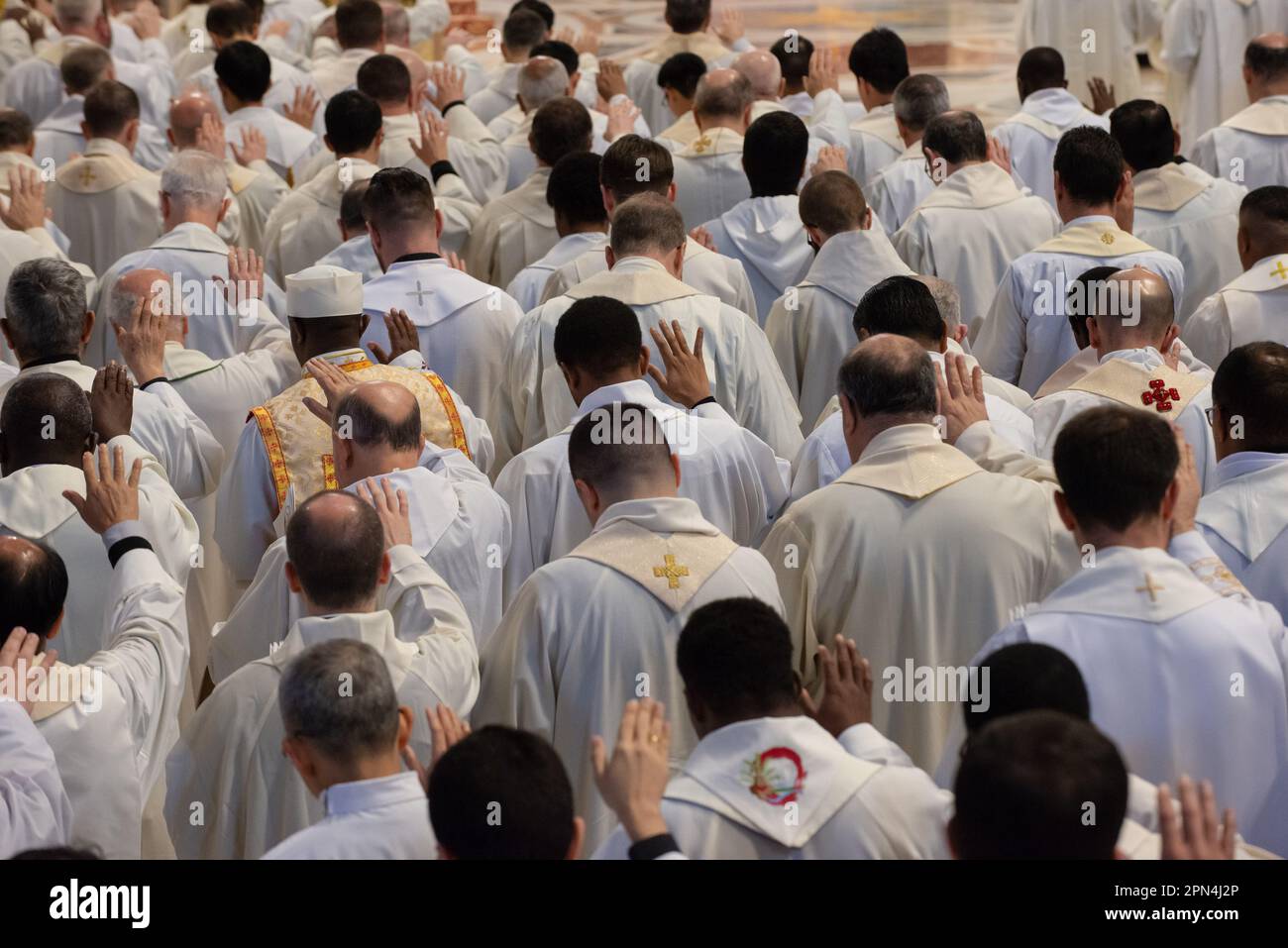 April 06, 2023 - Vatican: Pope Francis celebrates in St. Peter's ...