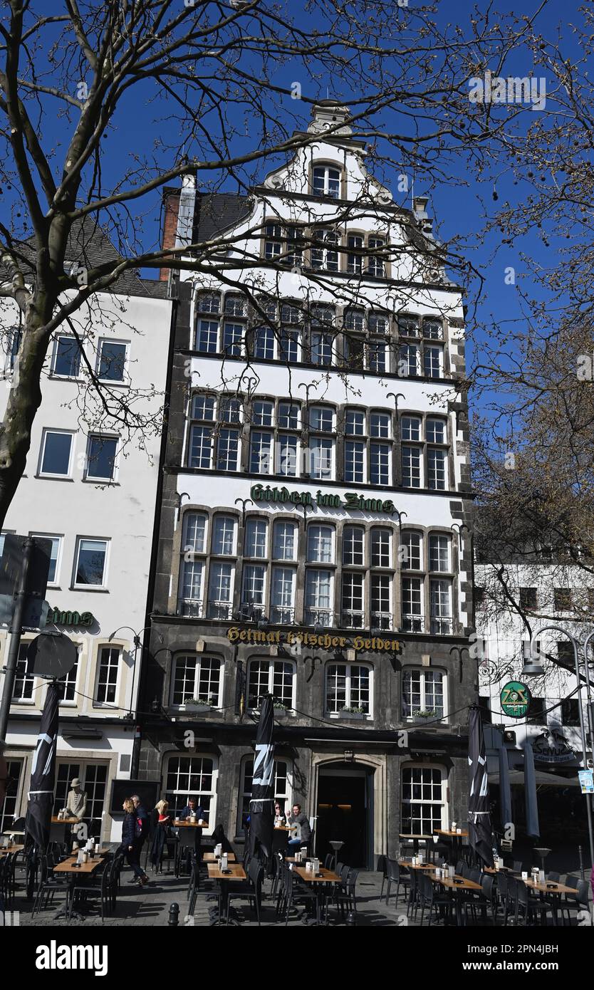 Cologne, Germany. 09th Apr, 2023. Today's Brauhaus Gilden im Zims ...